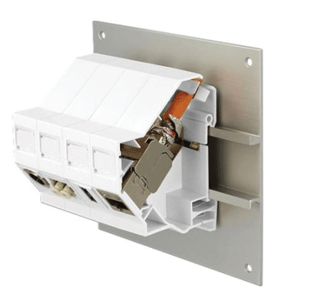 RJ45 DIN-kiskokiinnike runkoliittimelle